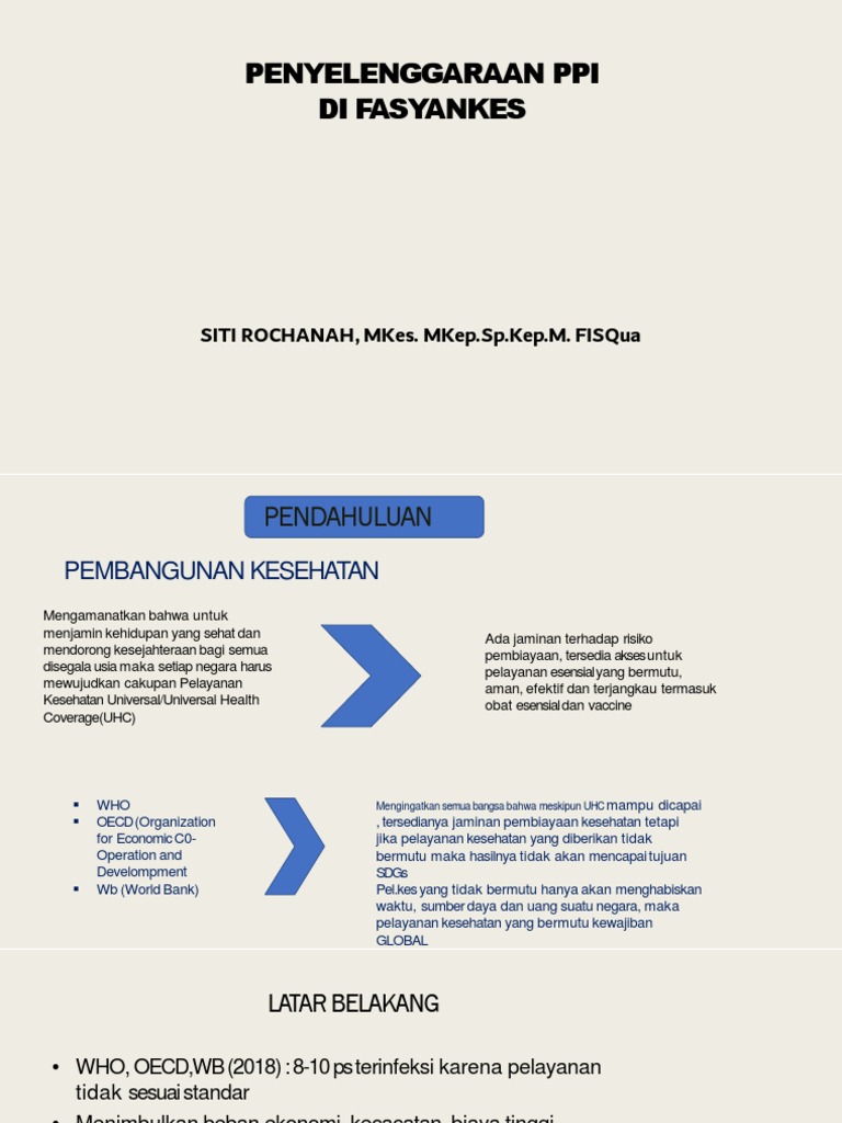 PENYELENGGARAAN PPI Di FASYANKES | PDF