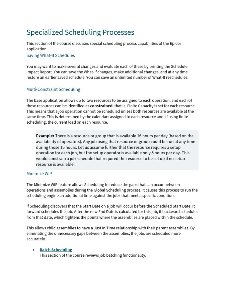 02.specialized Scheduling Processes | PDF | Menu (Computing) | Button (Computing)