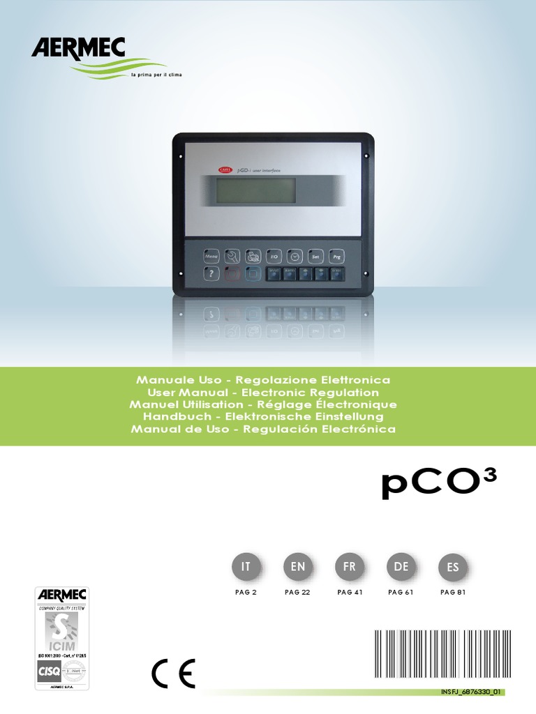 Manual Controle Chiller Aermec | PDF