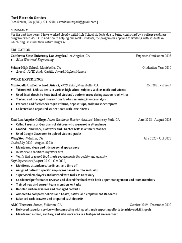 General Resume | PDF | Career & Growth