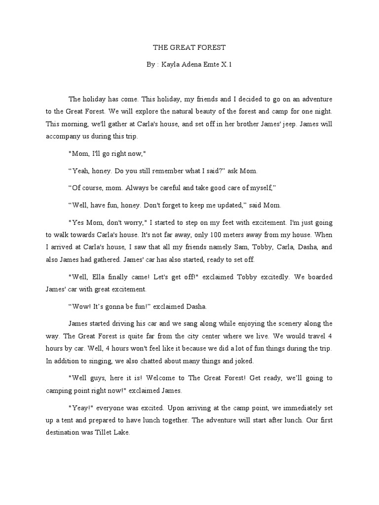 The Great Forest | PDF