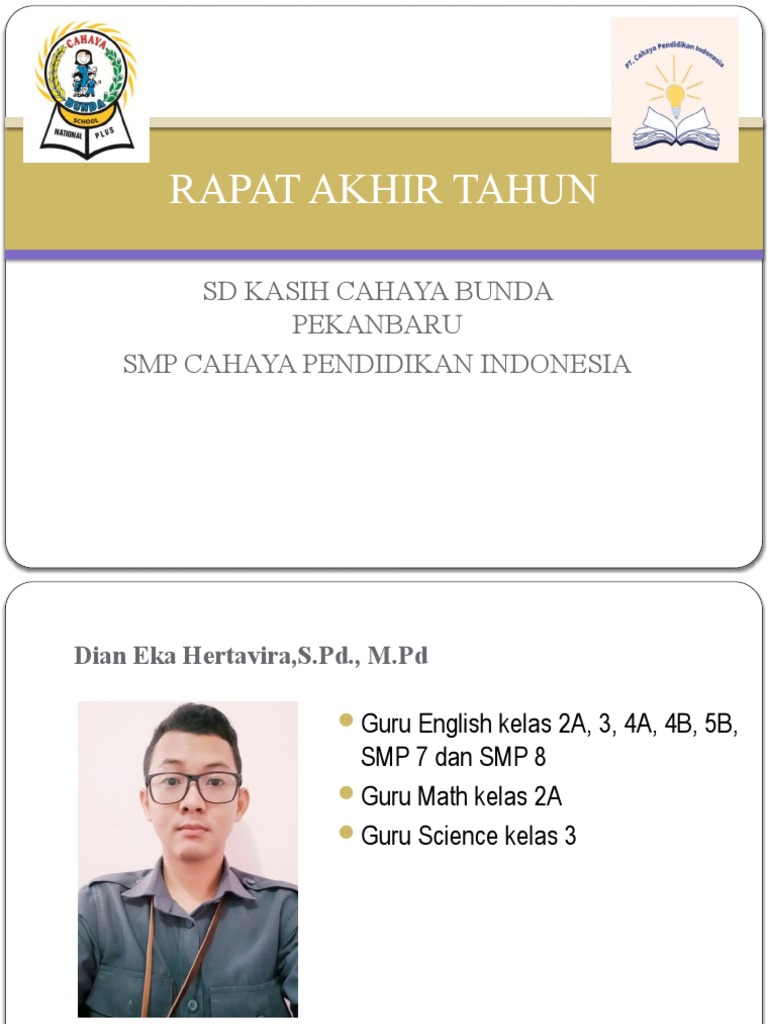 Rapat Akhir Tahun Dian Eka | PDF