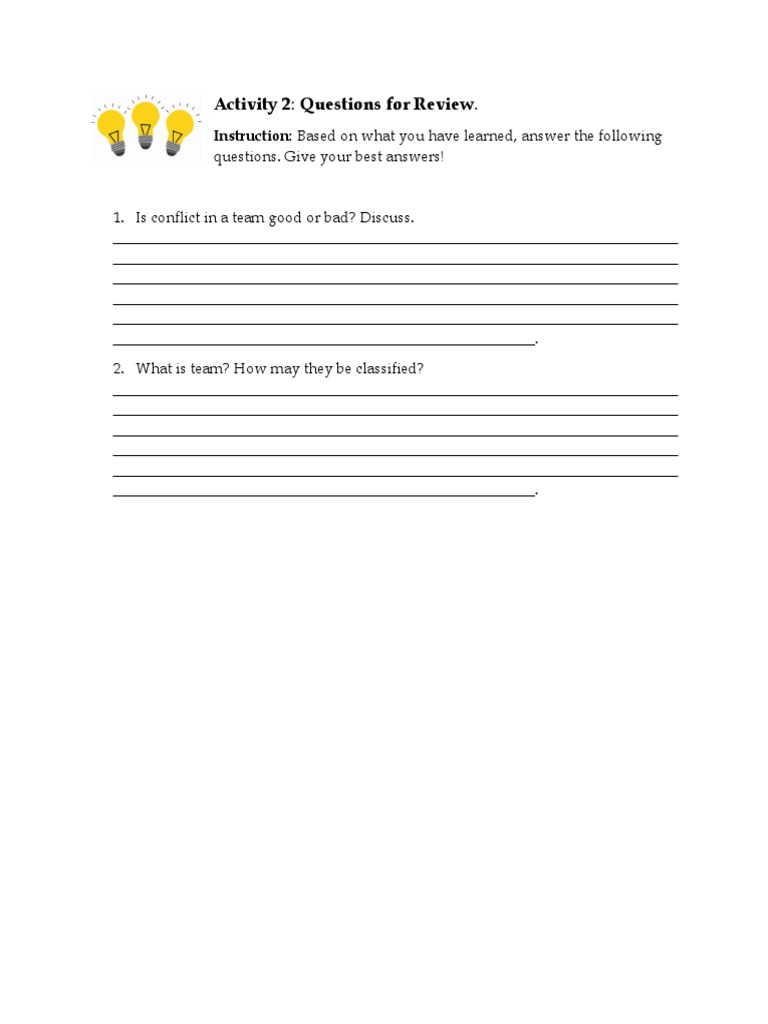 Chapter 3 Topic 2 Activity 1 | PDF