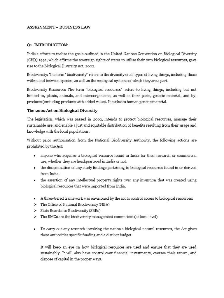 Assignment - Business Law | PDF