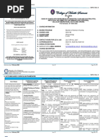 NCM 112 Course Syllabus | PDF | Nursing | Evidence Based Medicine