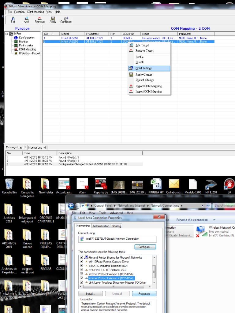 02-Configuracion NPort MOXA para Conectar A INSITE | PDF