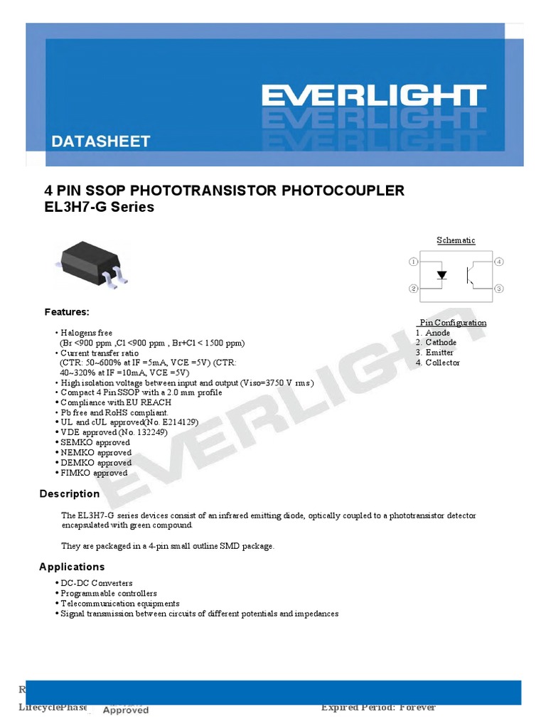 El3h7 G | PDF | Electrical Components | Electronics