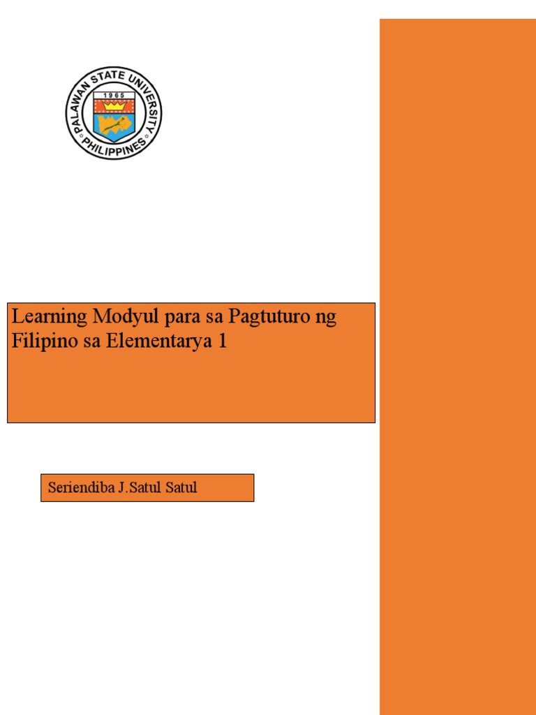 Pagtuturo NG Filipino Sa Elementarya 1 | PDF