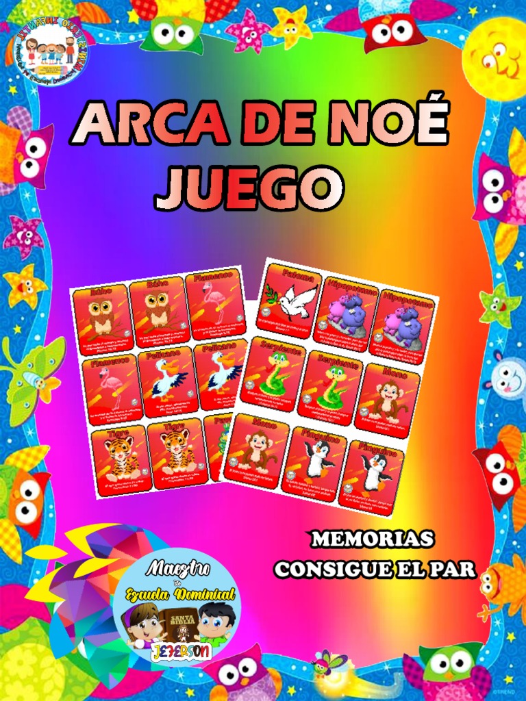 Juego de La Memoria Arca de Noé | PDF