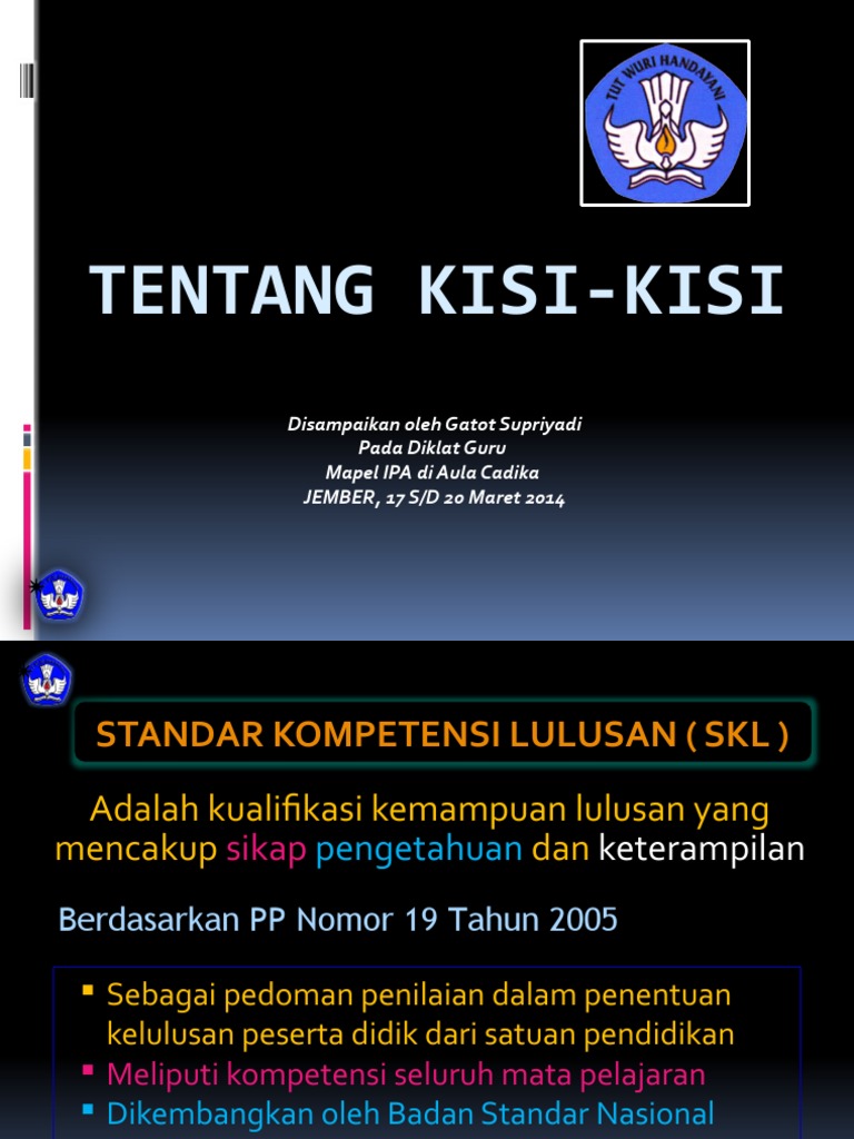Tentang Kisi-Kisi | PDF