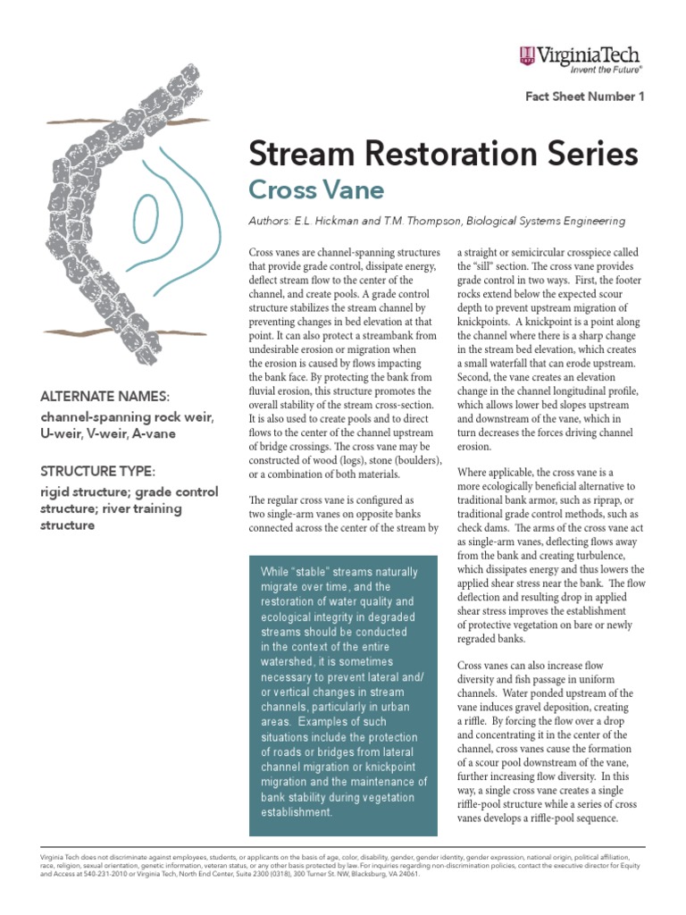 Cross Vane Fact Sheet | PDF