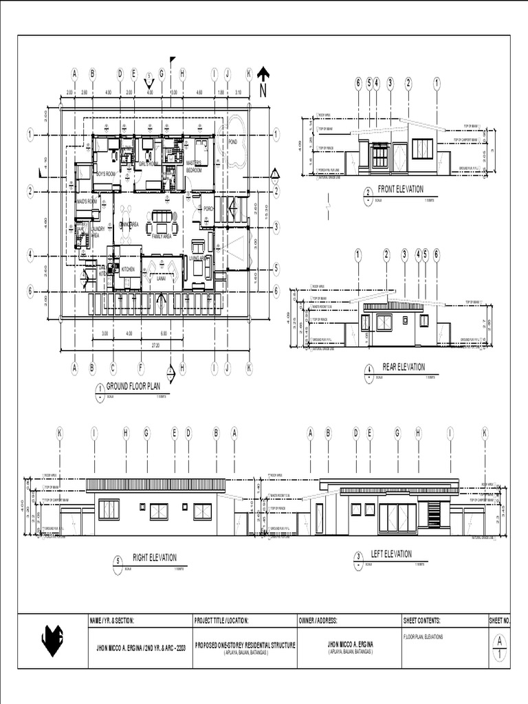 Building Technology 2 Sample Plate | PDF