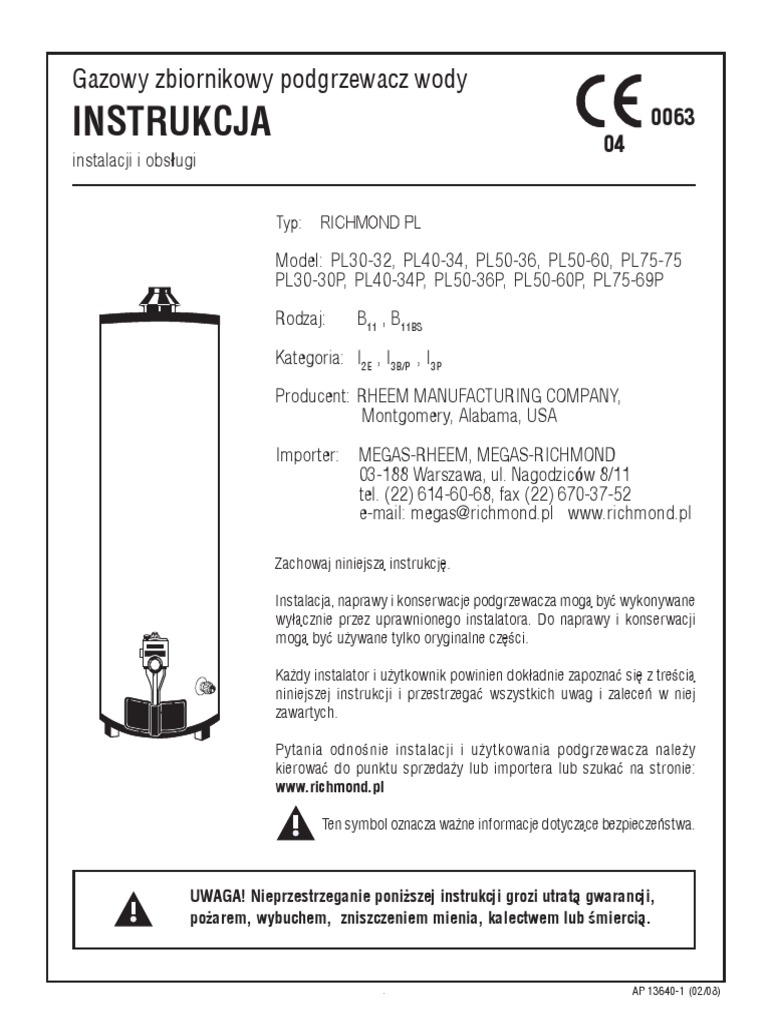 INSTRUKCJA Instalacji I Obs Ugi | PDF