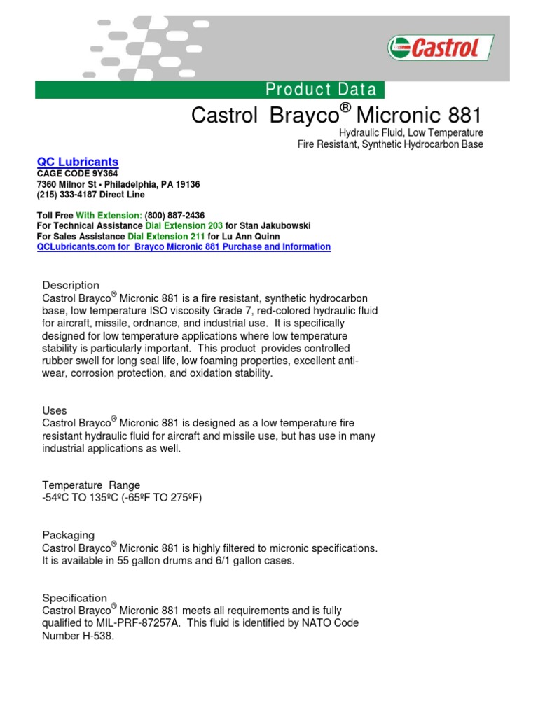 Brayco 881 Pds | PDF