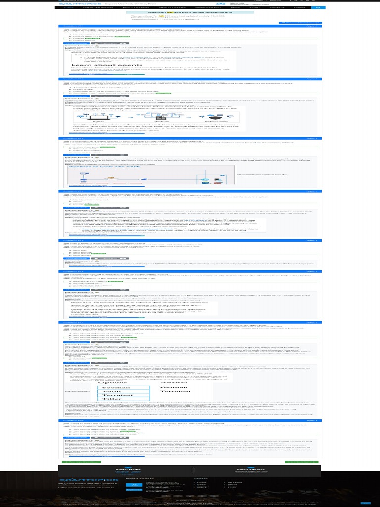 AZ 400 Exam - Free Actual Q As Page 2 ExamTopics | PDF