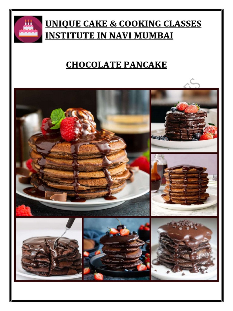 Chocolate Pancake PDF by Unique Cakes & Classes | PDF | Wellness