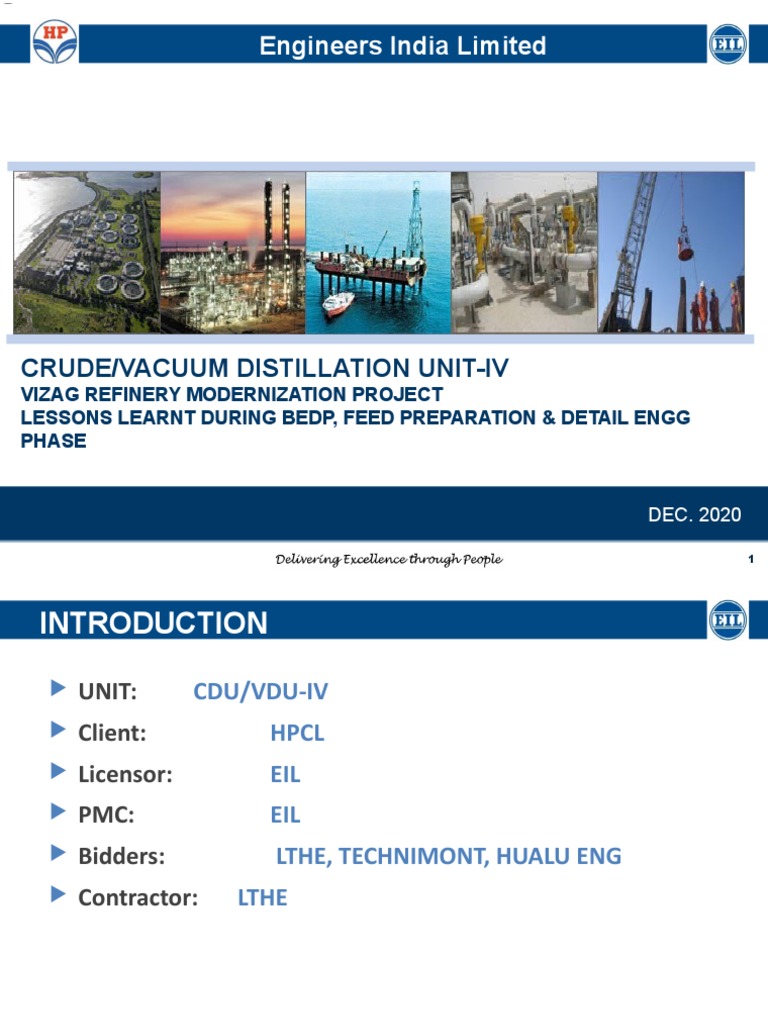02 CDU Lessons Learnt PPT - Process | PDF | Water | Physical Sciences