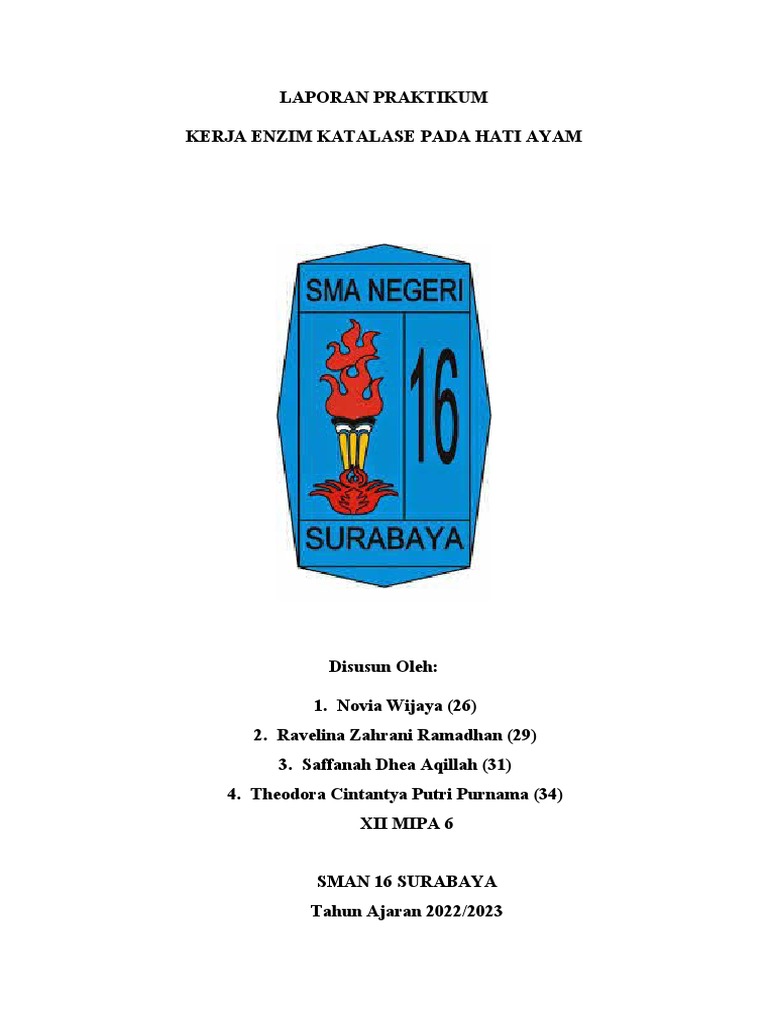 Enzim Katalase | PDF