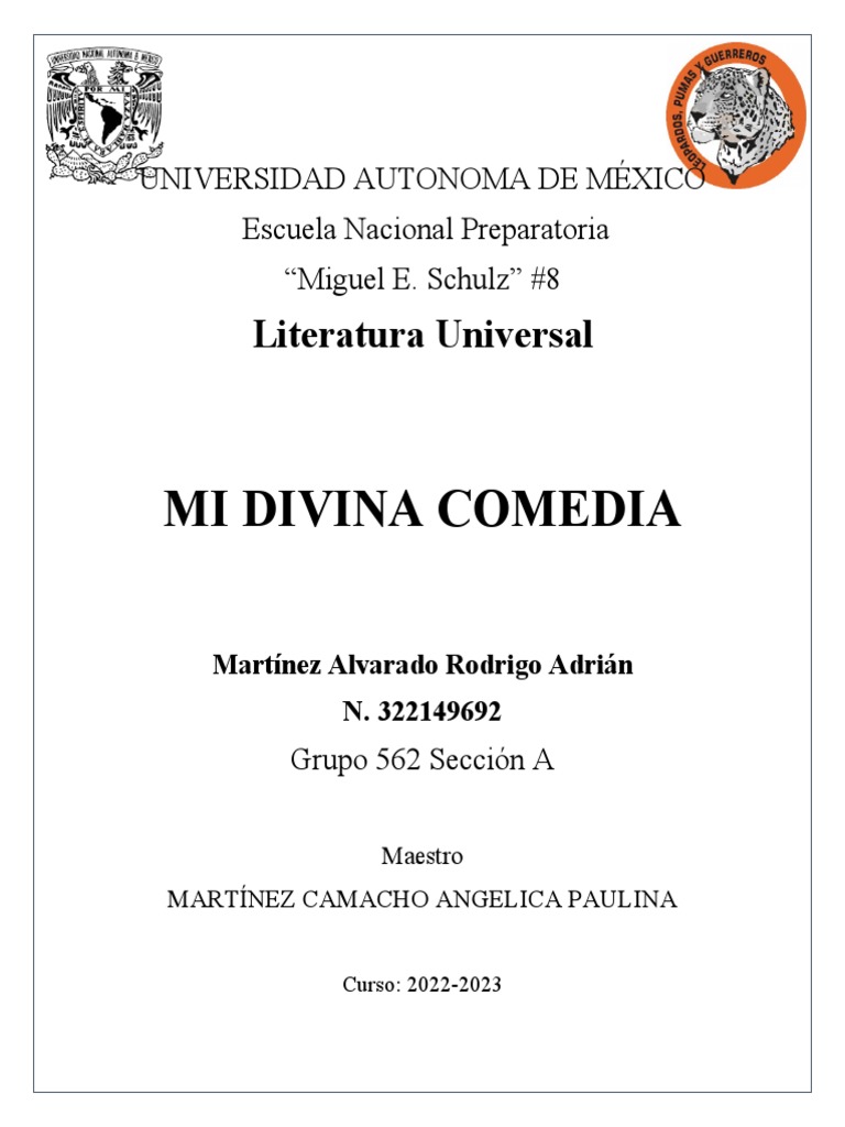 Mi Divina Comedia - Rodrigo MTZ - 562 | PDF | Ciencias de la Tierra