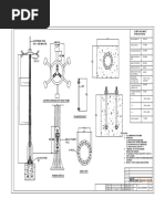 25M High Mast LED Light Pole Drawing 1 | PDF