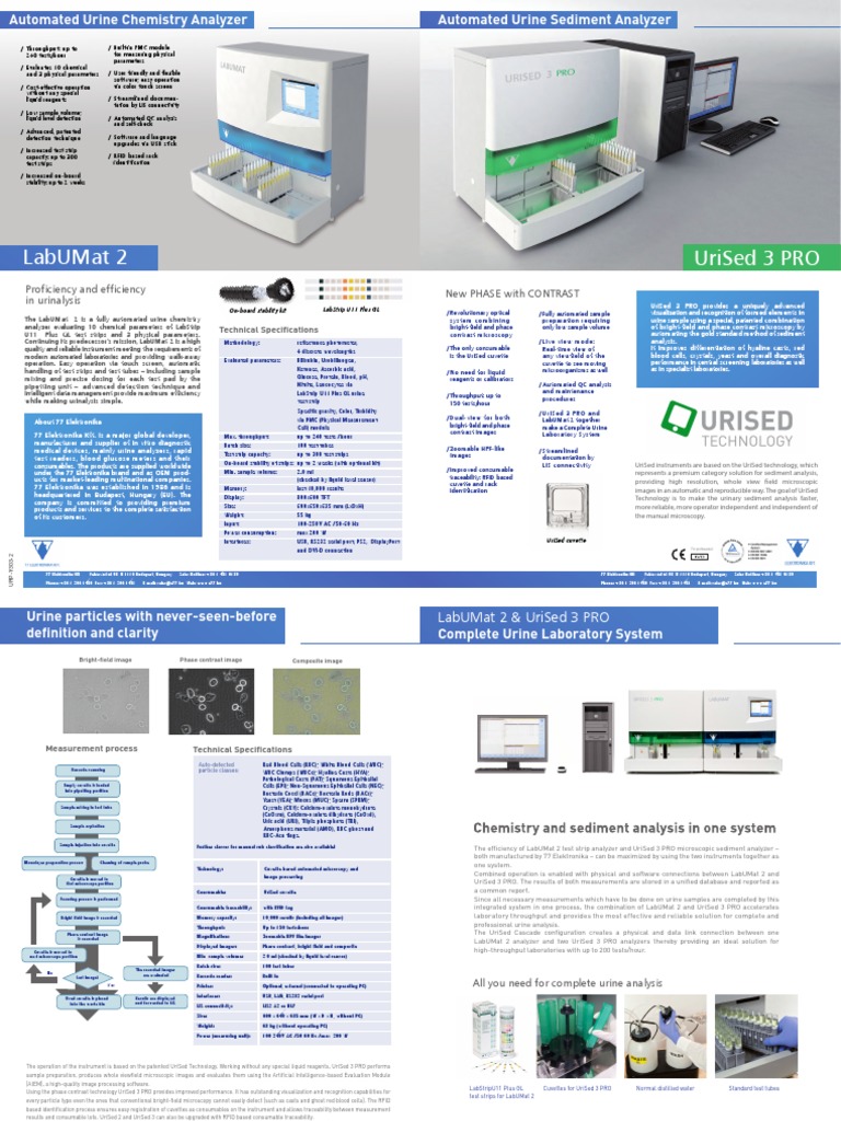 LabUMat 2 & UriSed 3PRO | Download Free PDF | Physical Sciences