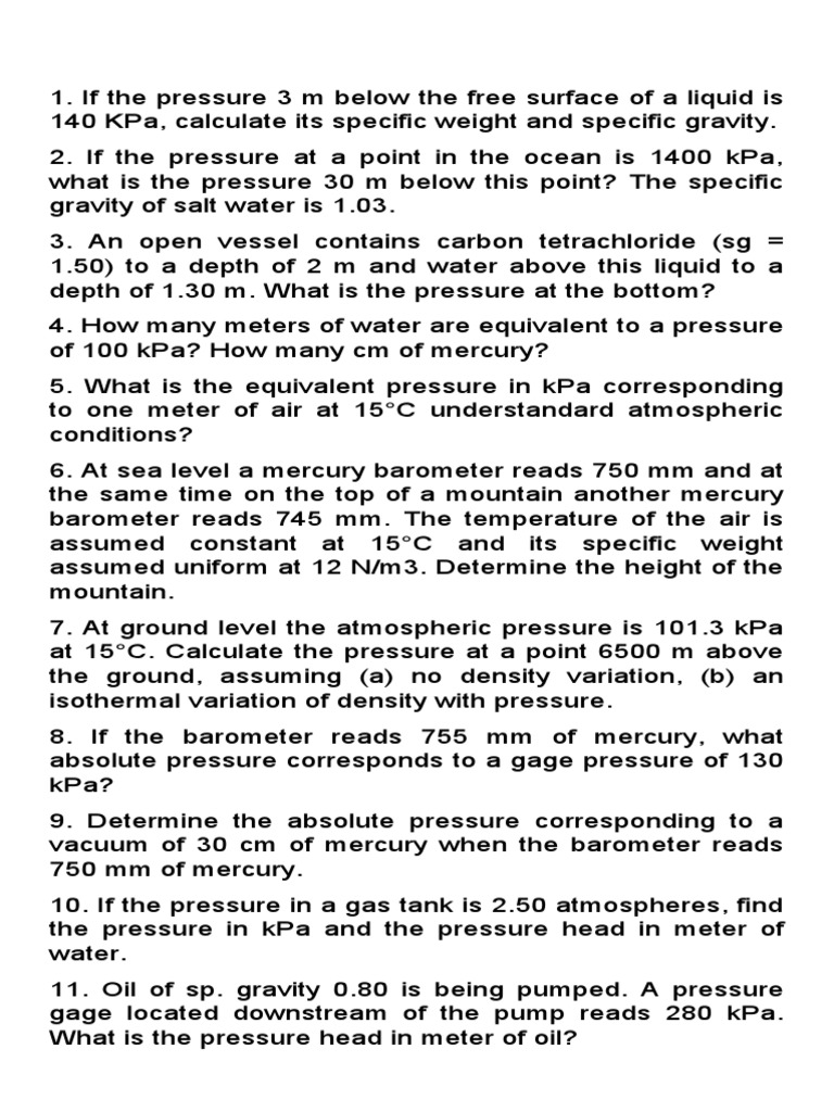 8888OUY | PDF | Pressure | Pressure Measurement