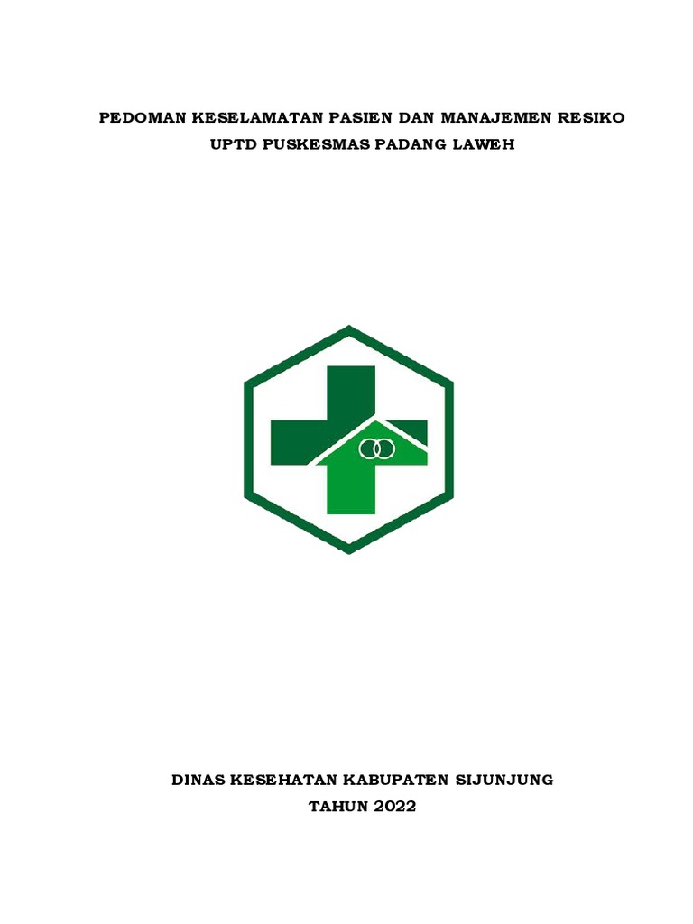 PRINT PEDOMAN KESELAMATAN PASIEN DAN MANAJEMEN RISKO PDL | PDF
