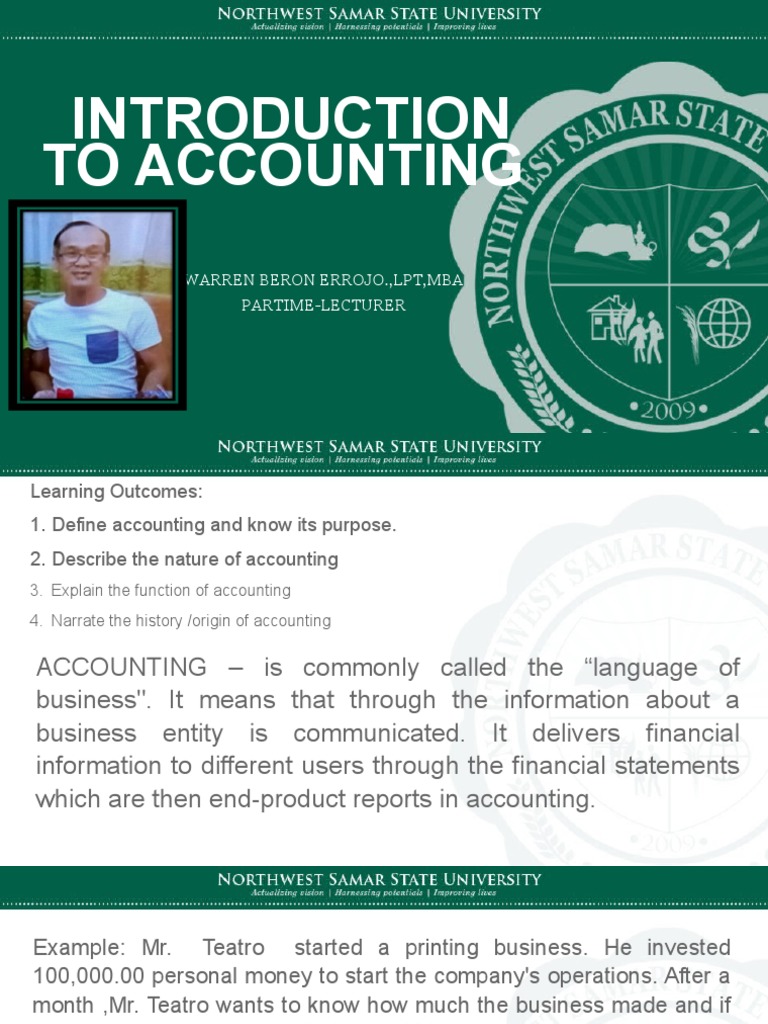 Abm 1 Lesson 1 | PDF