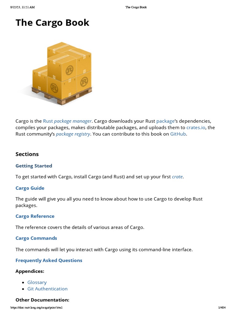 The Cargo Book | PDF
