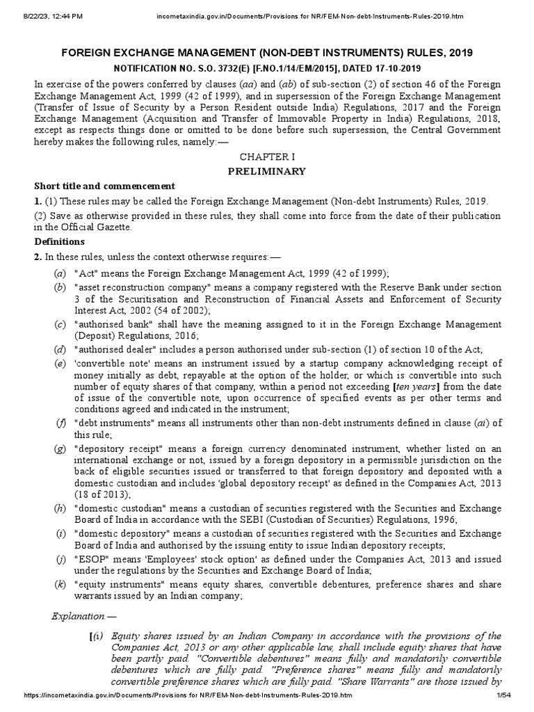 NDI Rules 2019 | PDF