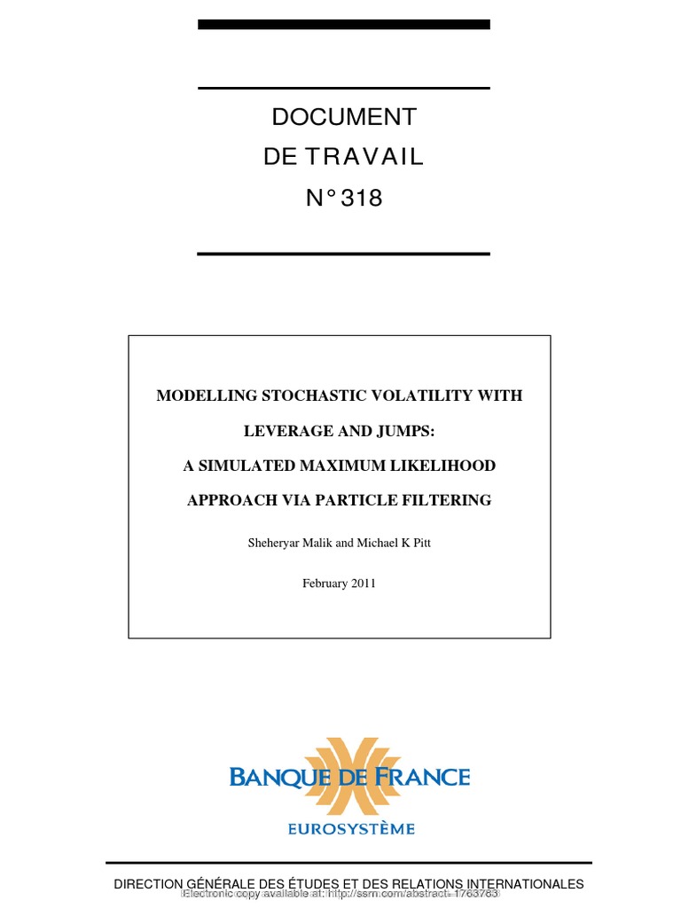 Modelling Stochastic Volatility With Leverage And Jumps A Simulated Maximum Likelihood Approach 
