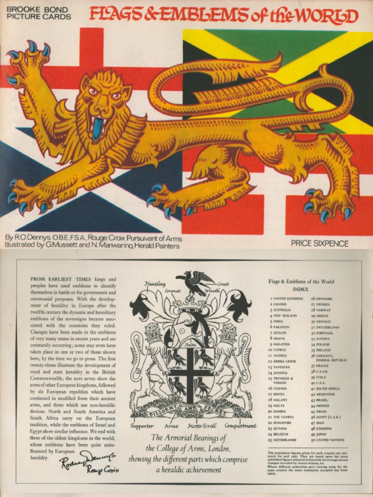 Flags & Emblems of The World 1967 (Brooke Bond) | PDF