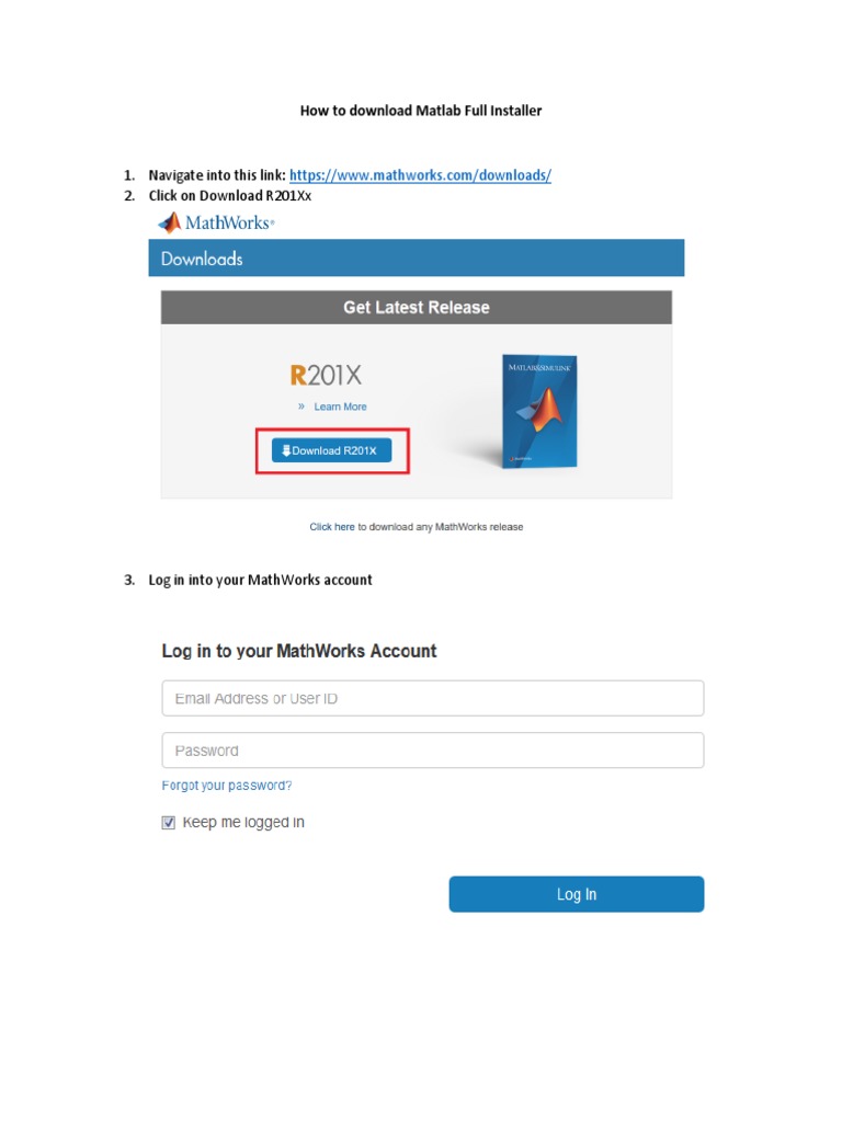 1.how To Download Matlab Full Installer | PDF