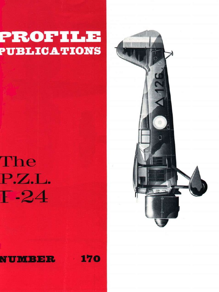 Profile Publications Aircraft 170 - PZL P24 | PDF