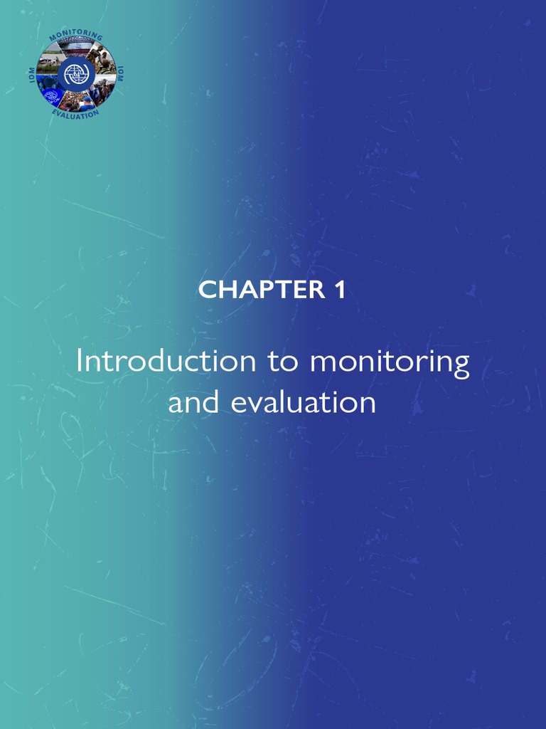 IOM Monitoring and Evaluation Guidelines Chapter 1 1 | PDF