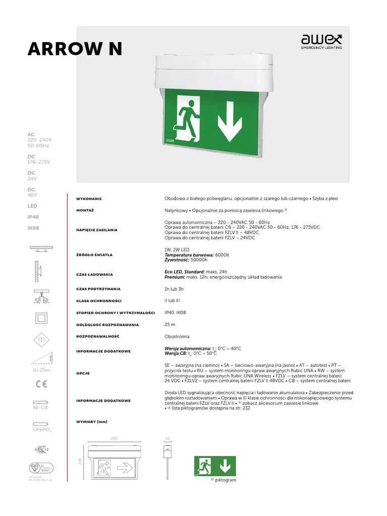 Karta Katalogowa ARROW N-2 v21.1.1 | PDF