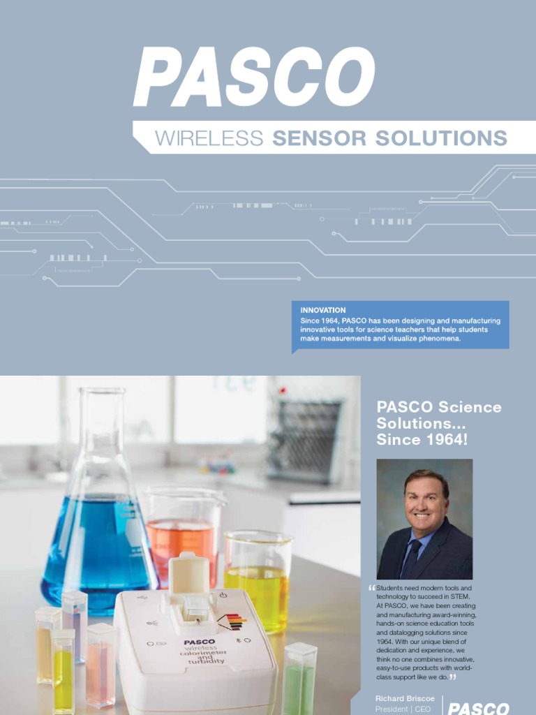 PASCO Wireless Sensor Solutions INT | PDF