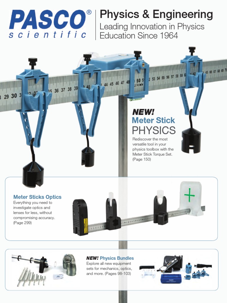 PASCO Physics and Engineering I23 | PDF | Electric Motor | Inductor