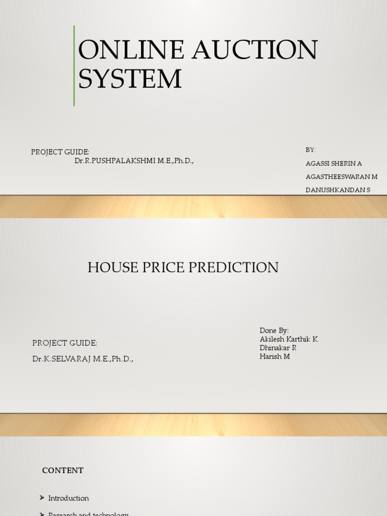 Online Auction System | Download Free PDF | Auction | Computer Security