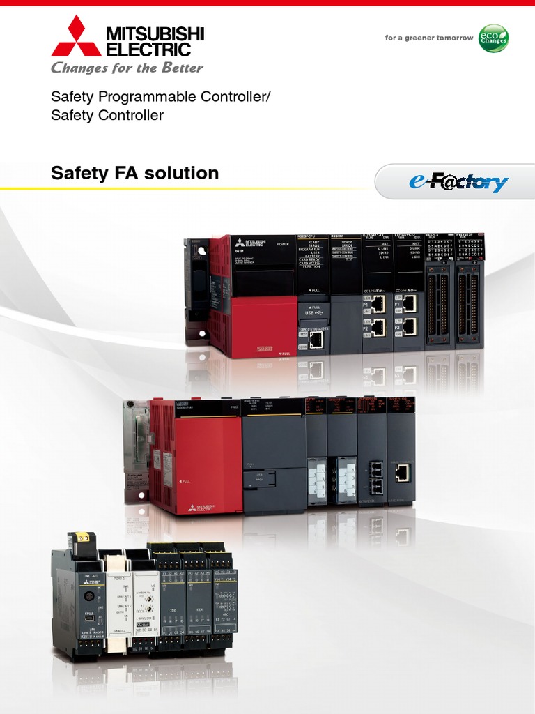 Safety FA Solution: Safety Programmable Controller/ Safety Controller | PDF