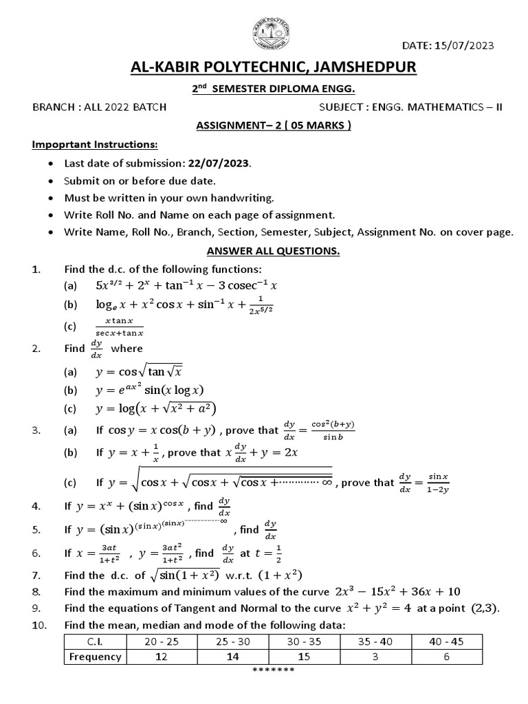 Akp 2nd Sem Assignment 2 22 Batch Pdf 