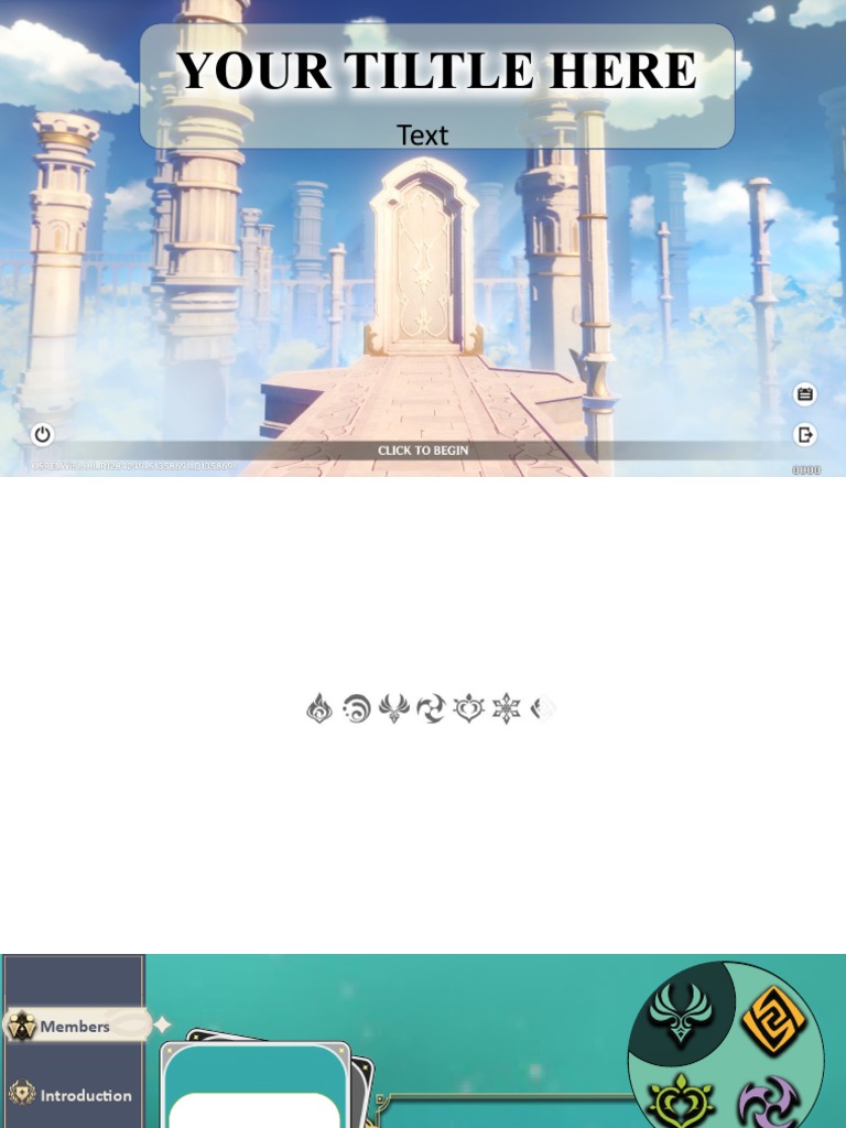 PPT Genshin Imapact Theme | PDF