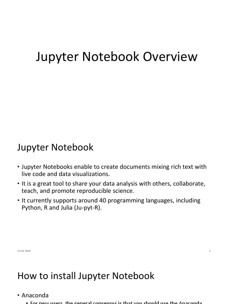 02-Jupyter Notebook Overview | PDF | Computer Keyboard | Python (Programming Language)