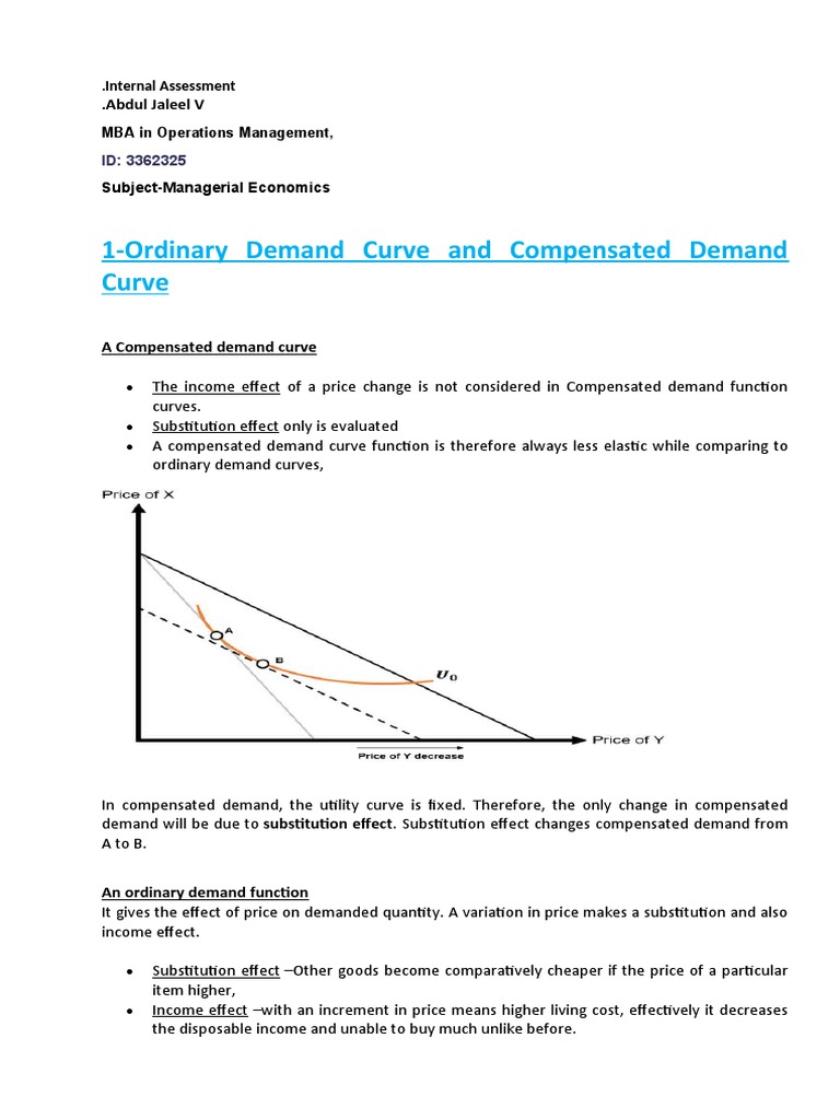 Assessment ManageEconomics | PDF | Demand | Demand Curve