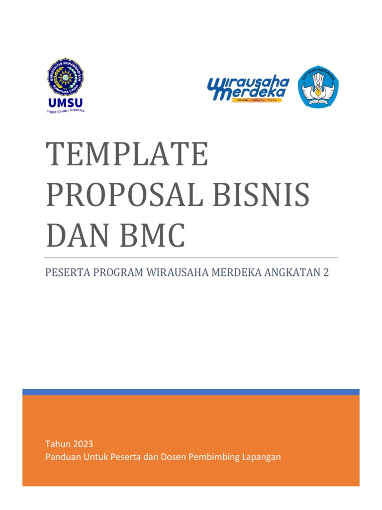 Template Proposal Bisnis WMK | PDF