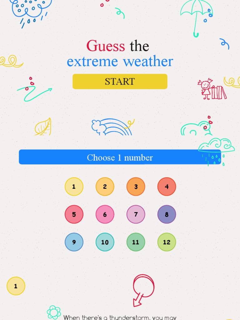 Guess The Extreme Weather | PDF