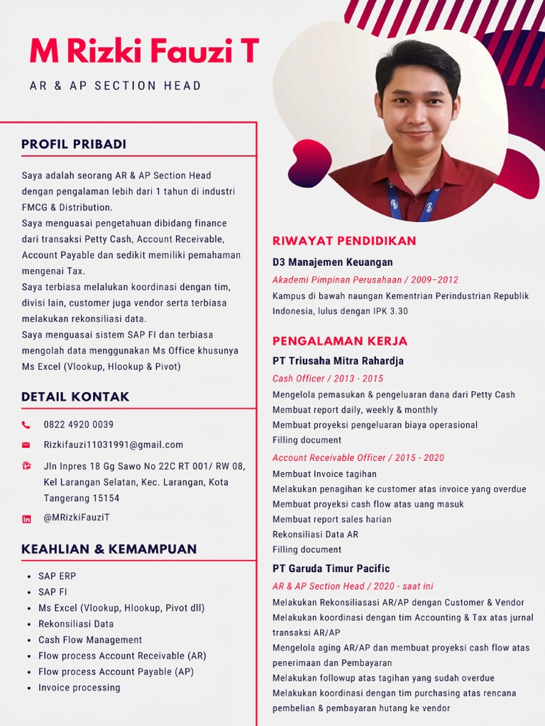 CV Rizki Fauzi | PDF