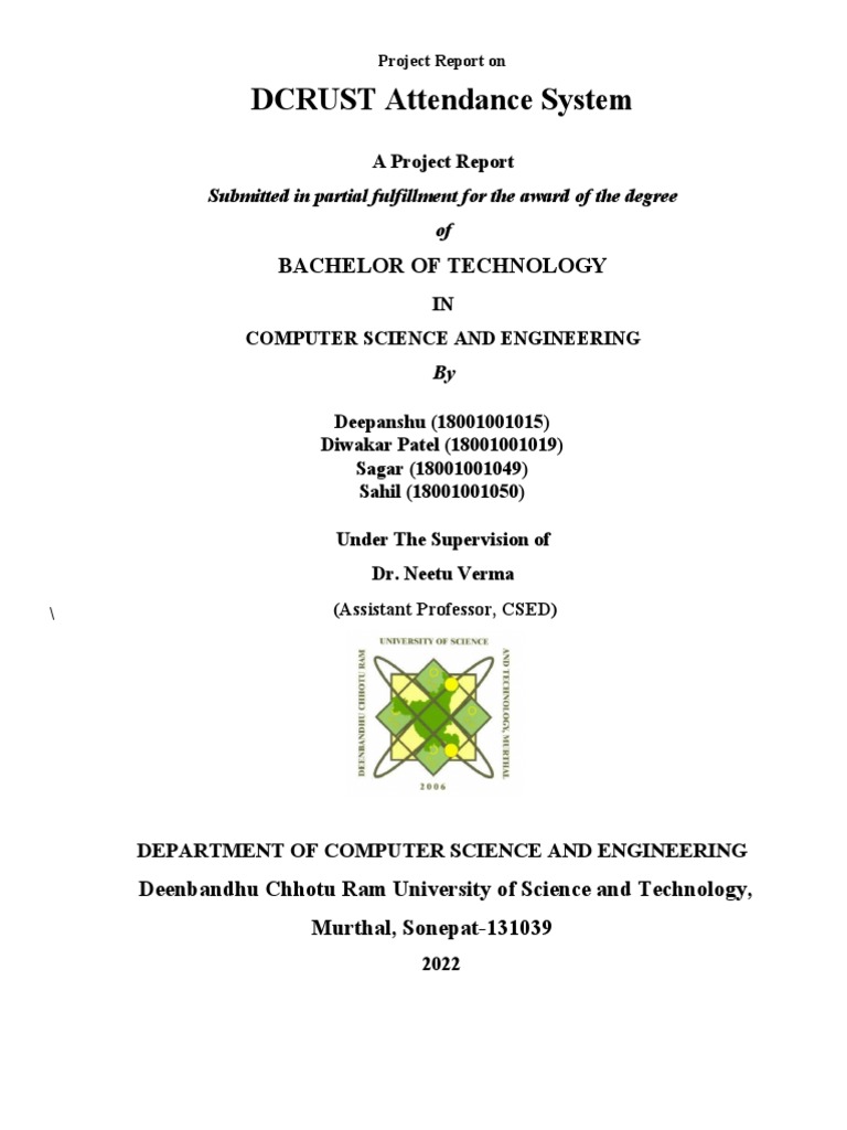 Project Report | PDF