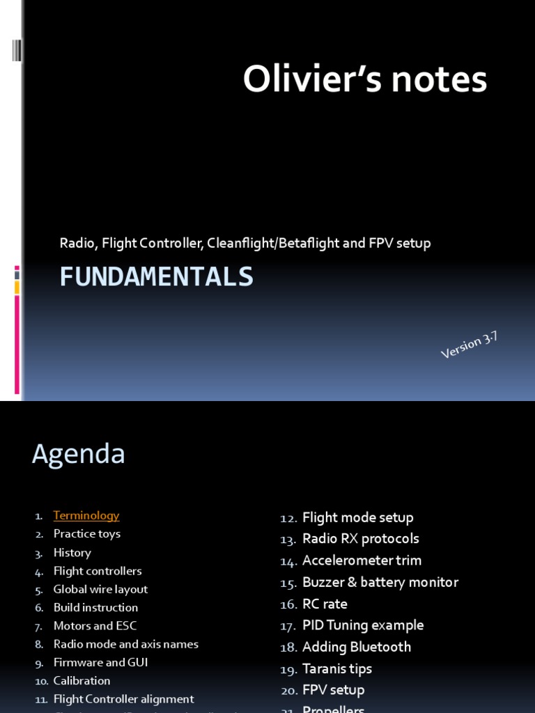 FPV Racing Fundamentals | PDF | Unmanned Aerial Vehicle | Flight Control Surfaces