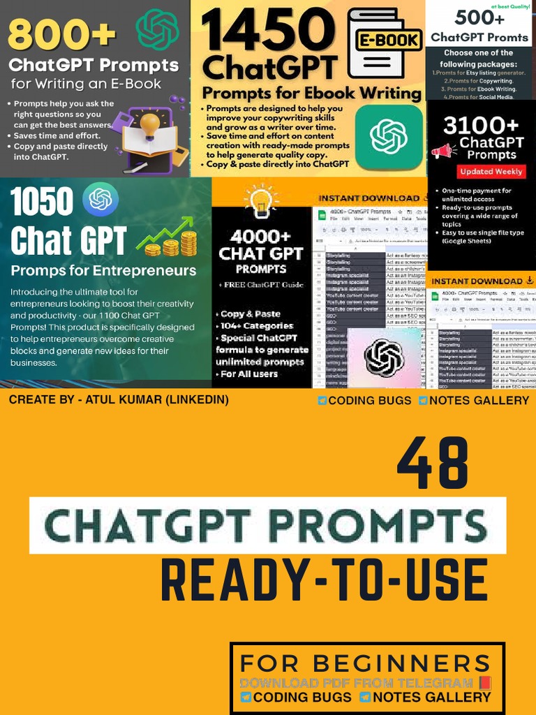 48 Chatgpt Prompt ? | PDF | Search Engine Optimization | Storytelling
